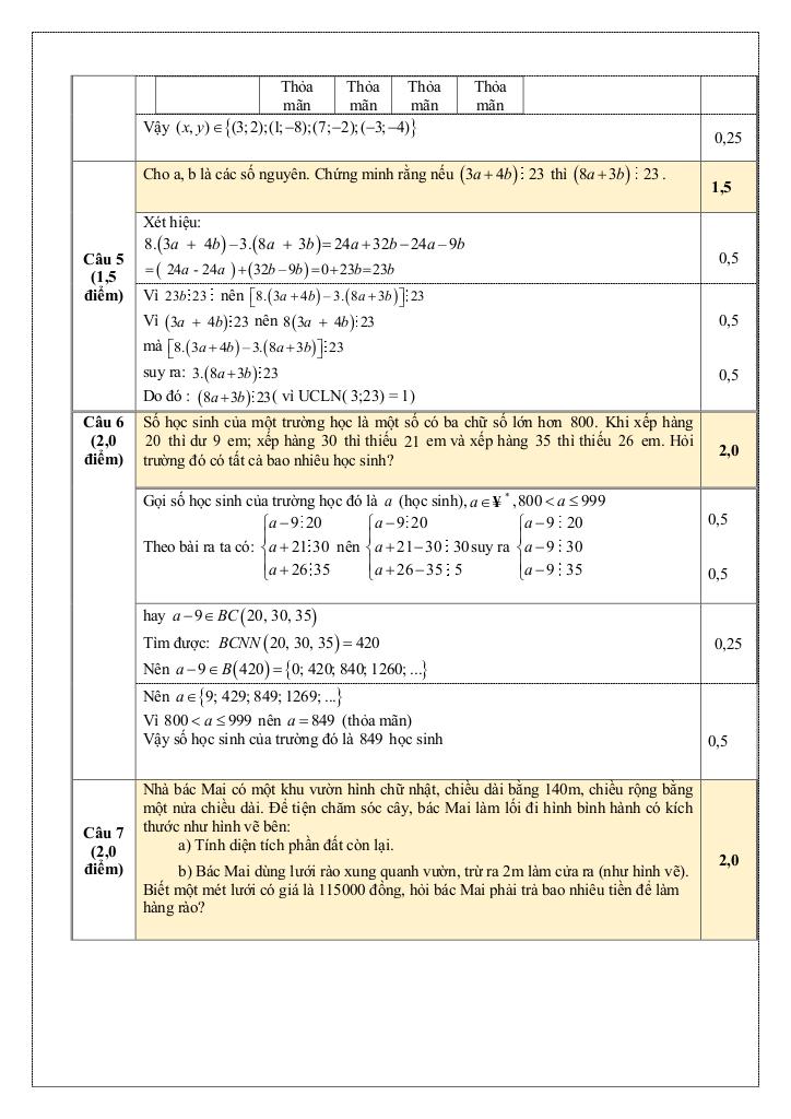Giải Toán Đề Giao Lưu Hsnk Toán 6 Năm 2025 – 2026 Xã Như Thanh – Thanh ...